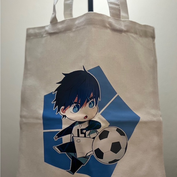 Bags | Chibi Blue Lock Tote Bag Japanese Anime | Poshmark